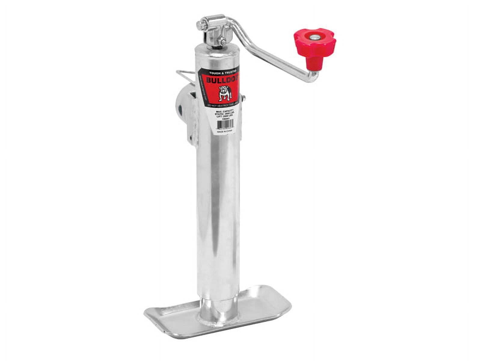 BULLDOG 150441 Round Trailer Jack, Side Mount, 2,000 lbs. Lift Capacity ...