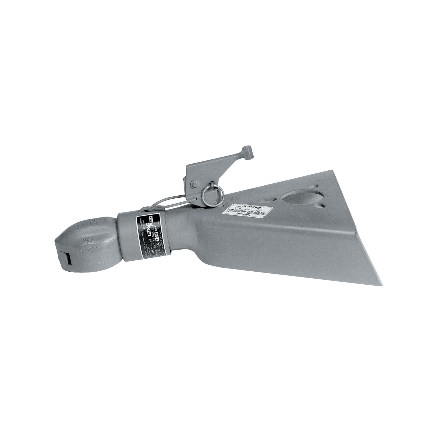 Bulldog Collar-Lok Trailer Coupler, A-Frame Mount, 12,500 Pound ...