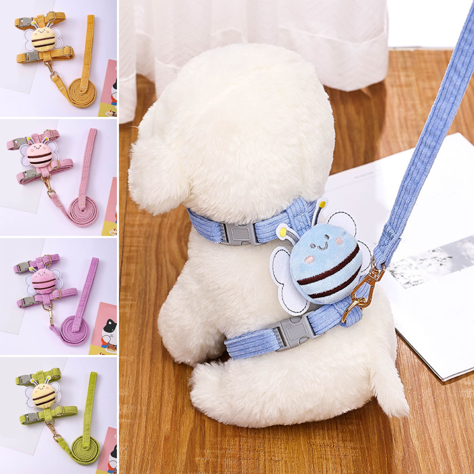 BULLPAW Cat Harness And Leash Set Adjustable Escape Proof Kitten ...