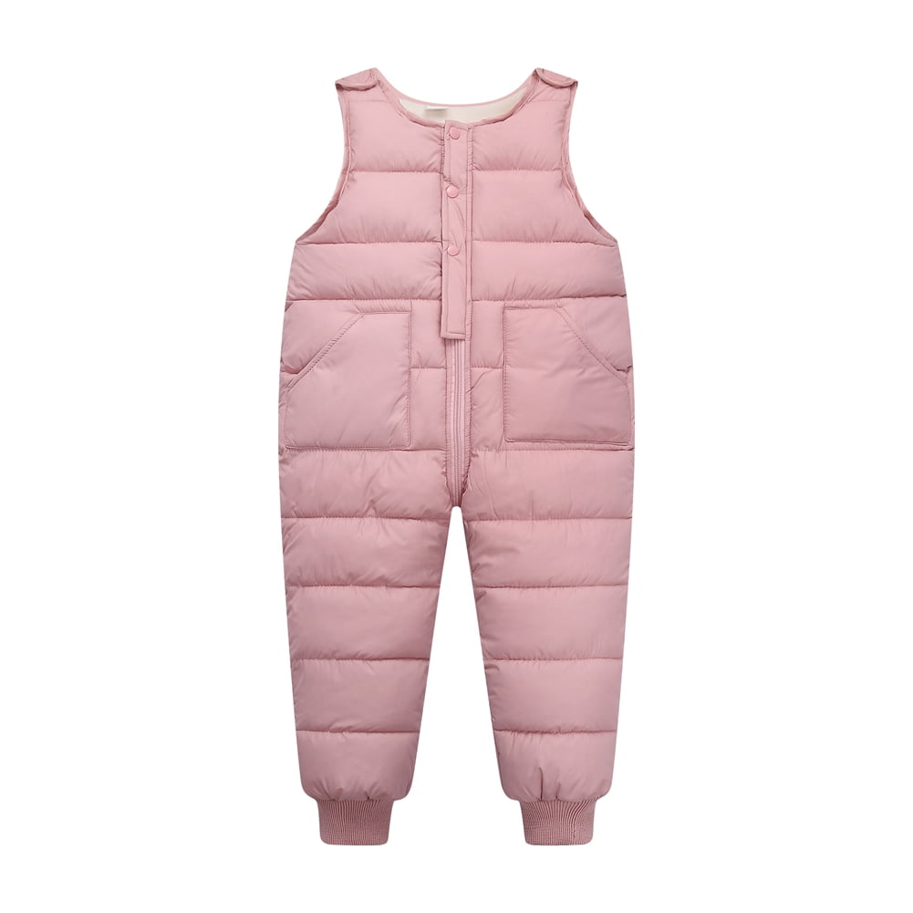 BULLPIANO Baby Boys Girls Winter Down Snow Pants Overalls Snowsuit, 6M ...