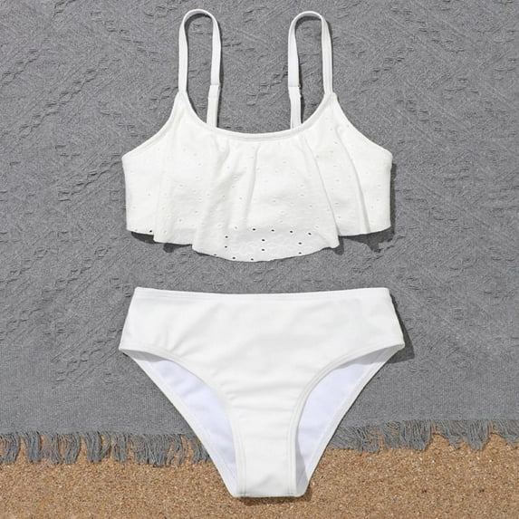 BULLPIANO Girls Bikini Beach Swimwear Bikini Set Bathing Suit Tankini ...