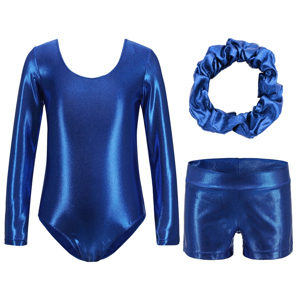 BULLPIANO Girls Gymnastics Leotards Set One Piece Long Sleeve Toddler ...
