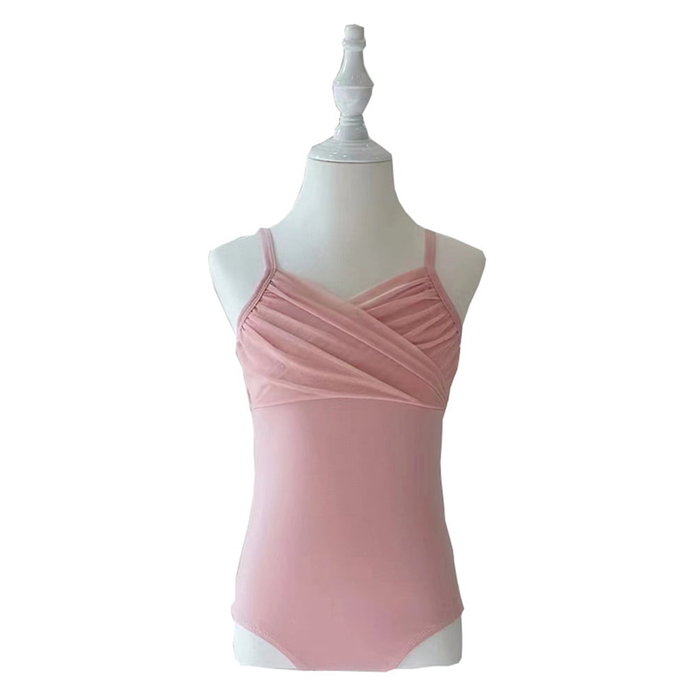 BULLPIANO Girls Skirted Leotard Sparkly Camisole Ballet Tutu Dress ...