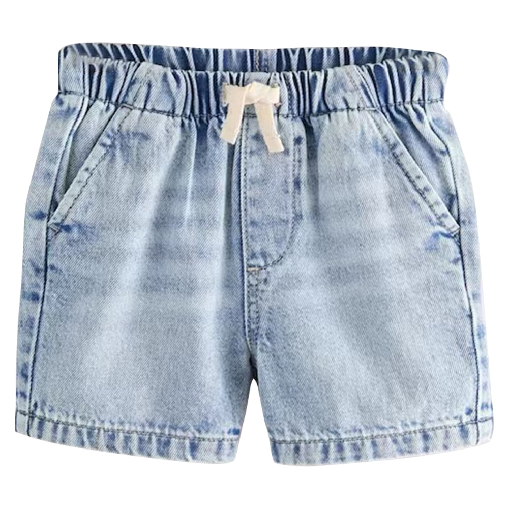 BULLPIANO Girls' Slim Fit Denim Shorts with Zipper & Button Closure ...