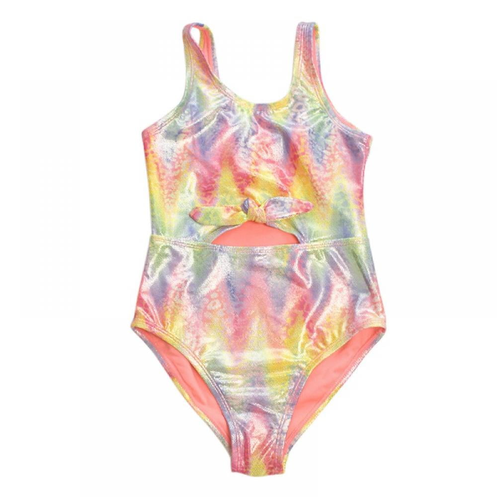 BULLPIANO Girls Swimsuits One Piece Kids Swimsuits Girl Sun Protection ...