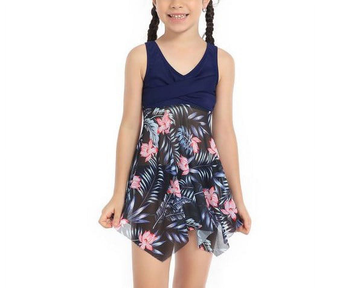 BULLPIANO Girls Swimsuits, One Piece Swimsuit for Girls Bathing Suit ...