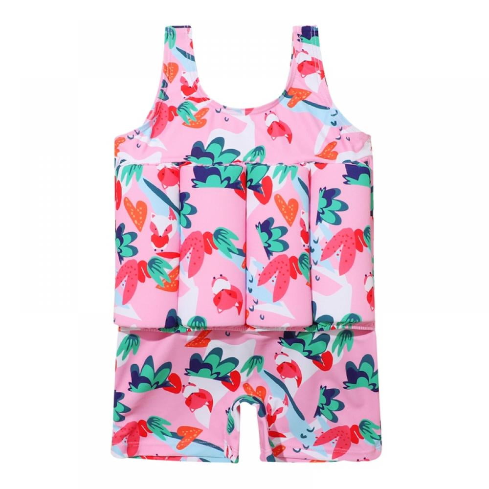 BULLPIANO Kids Baby Floatation Swimsuit Buoyancy Float Suit Swim Vest One Piece Floating ...