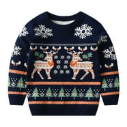 Quad Seven Little Boy's Tacky Youth Kids Christmas Sweater - Novelty ...