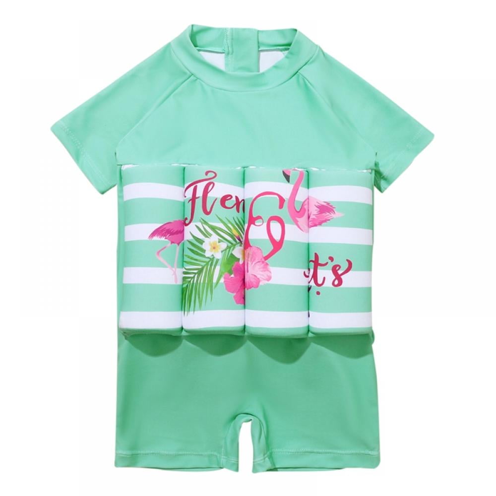 BULLPIANO Kids Floating Swimsuit Buoyancy Swimwear Float Swimwear for Kids Girls Summer Swimsuit ...