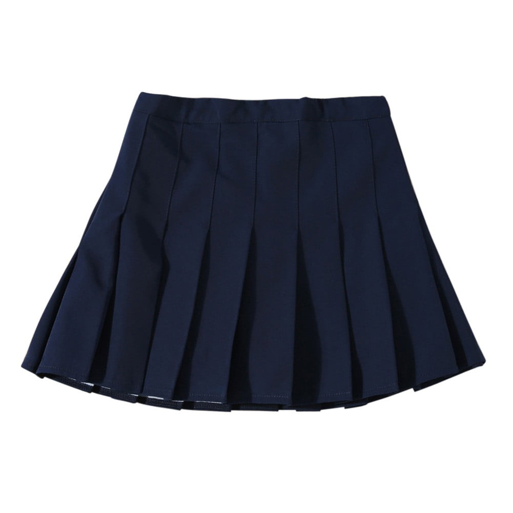 BULLPIANO Kids Girls A-Line Pleated Skirt Little Girls Solid Sport ...