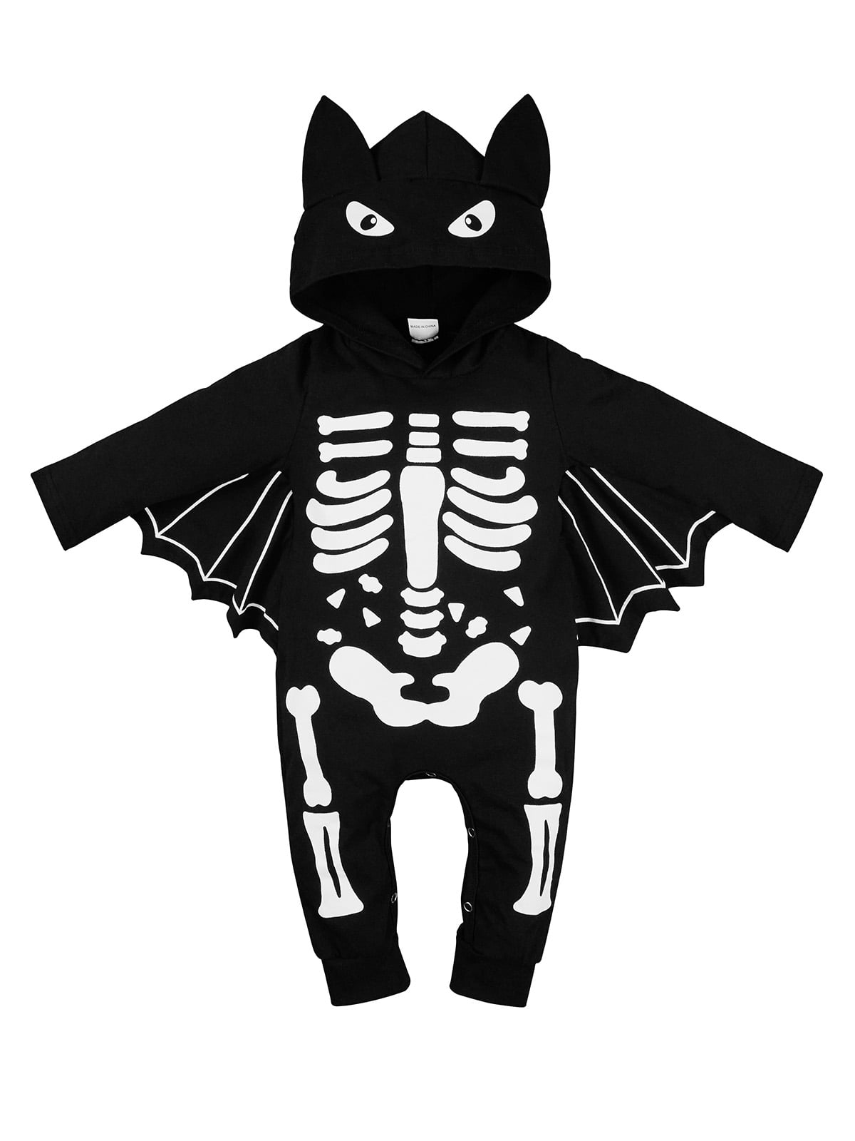 BULLPIANO Newborn Baby Boy Girl Halloween Costume Clothes Infant Toddler Cartoon Bat Romper ...