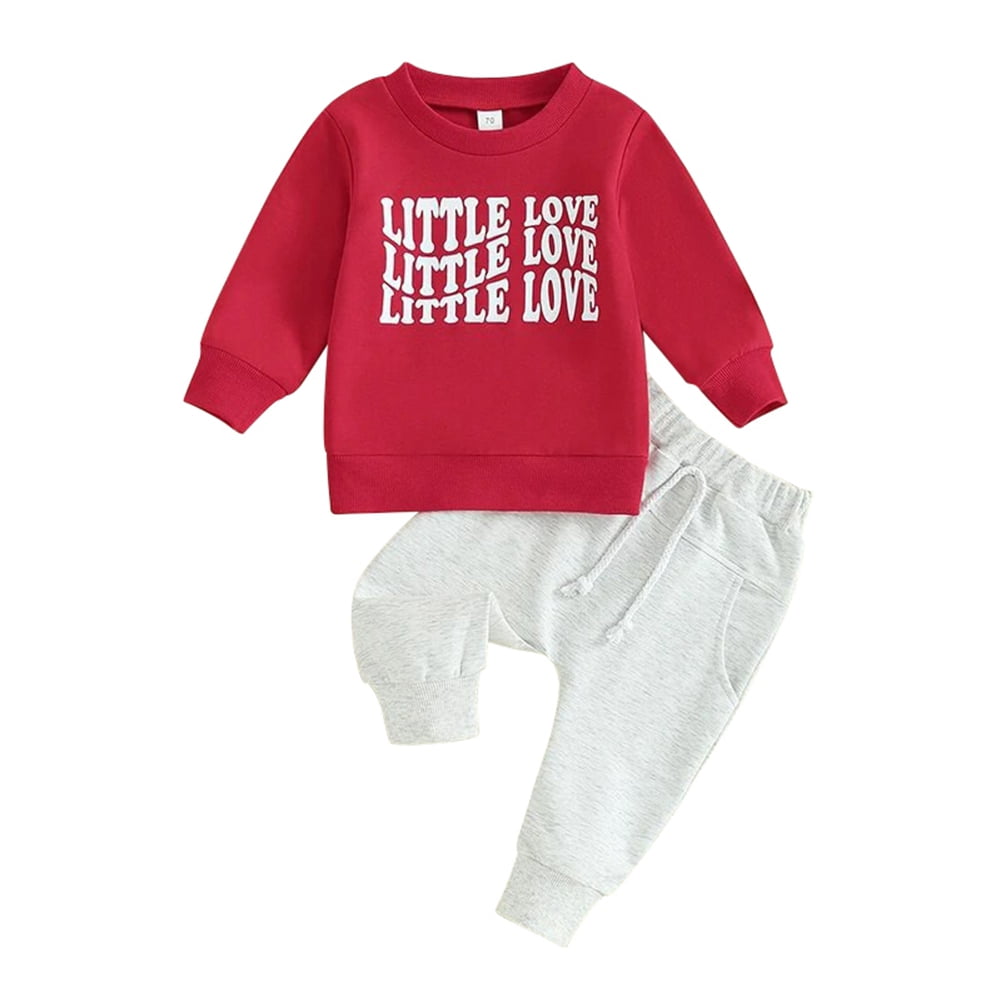 BULLPIANO Toddler Baby Boy Spring Clothes Long Sleeve Letter Print ...