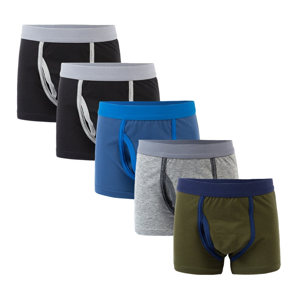 BULLPIANO Toddler Comfort Flex Waistband Boxer Briefs Kids Boys Cotton ...