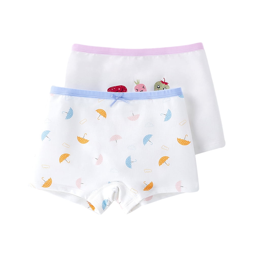 BULLPIANO Toddler Girls Cotton Boyshort Underwear Cartoon Pattern Kids ...