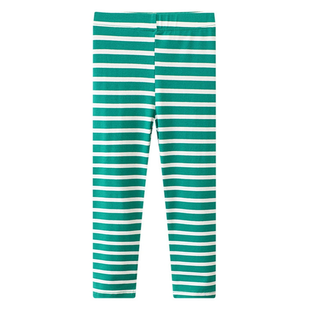 BULLPIANO Toddler and Little Girls Leggings, Multicolor Cotton Spandex ...