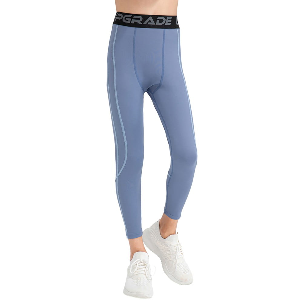 BULLPIANO Youth Boys Compression Pants Boys Leggings Sports Tights ...