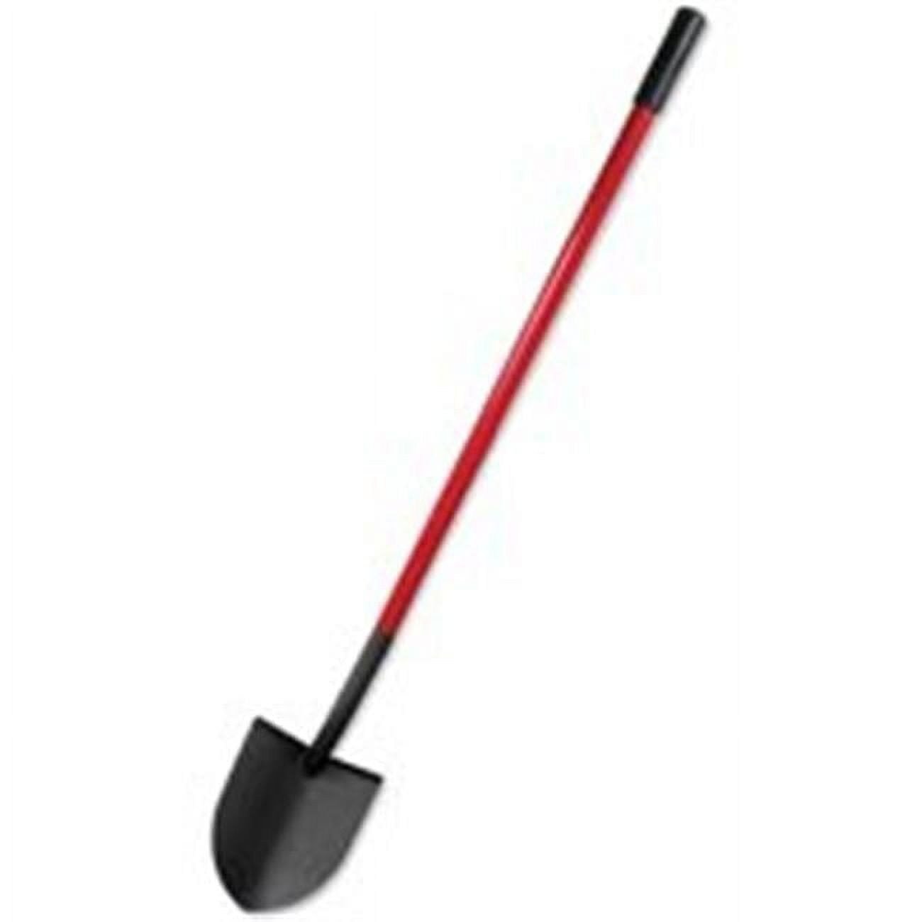 Bully Tools 82515 14-Gauge Round Point Shovel with Fiberglass Long ...