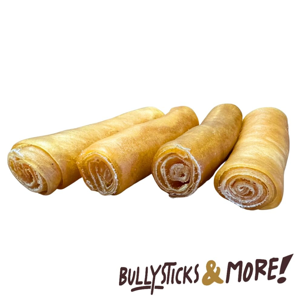 BULLYSTICKS & MORE 6 Inch Beef Collagen H2FSDRolls for Dogs (Extra ...