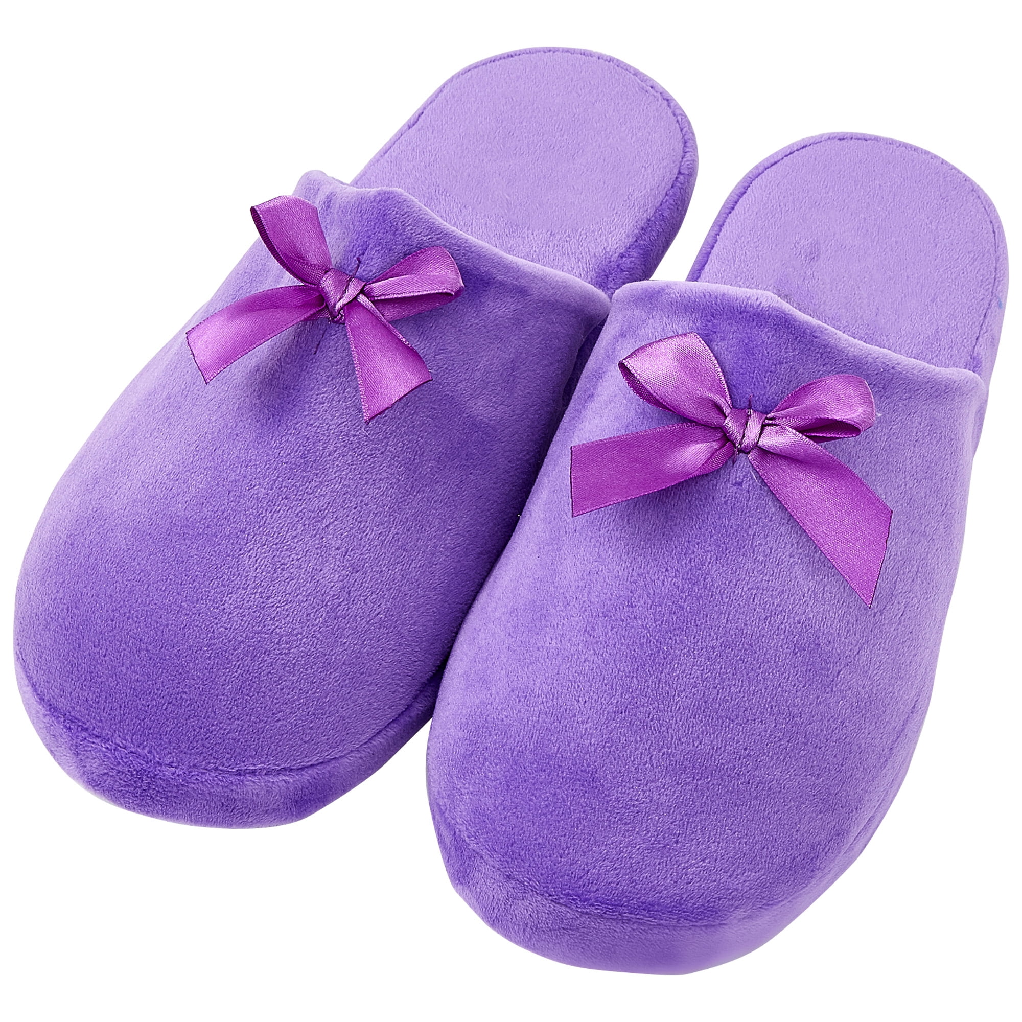 BULUTE Women's Slip on Cozy House Slippers Memory Foam Slippers Scuff ...