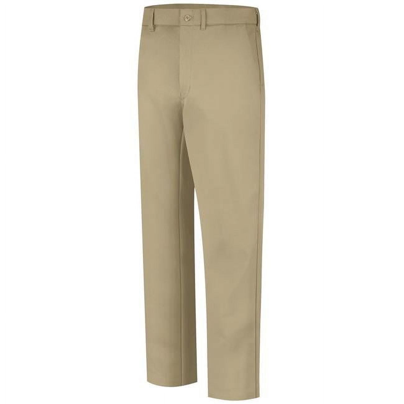 Bulwark PEW2KH-30-34 Mens Midweight Excel FR Work Pant, Khaki - Size 30 ...