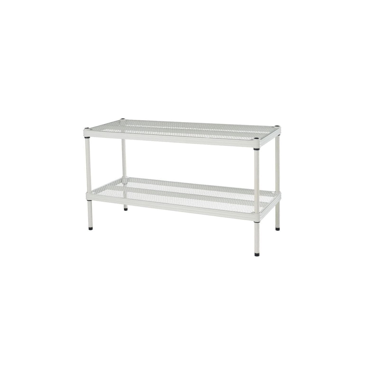 BULYAXIA Meshworks 2 Tier Short Stacking Heavy Duty Metal Storage ...