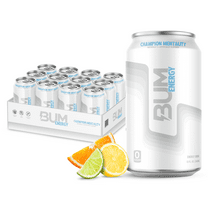 Raw Nutrition BUM Energy Drink, 112 mg Natural Caffeine, Cherry Frost ...