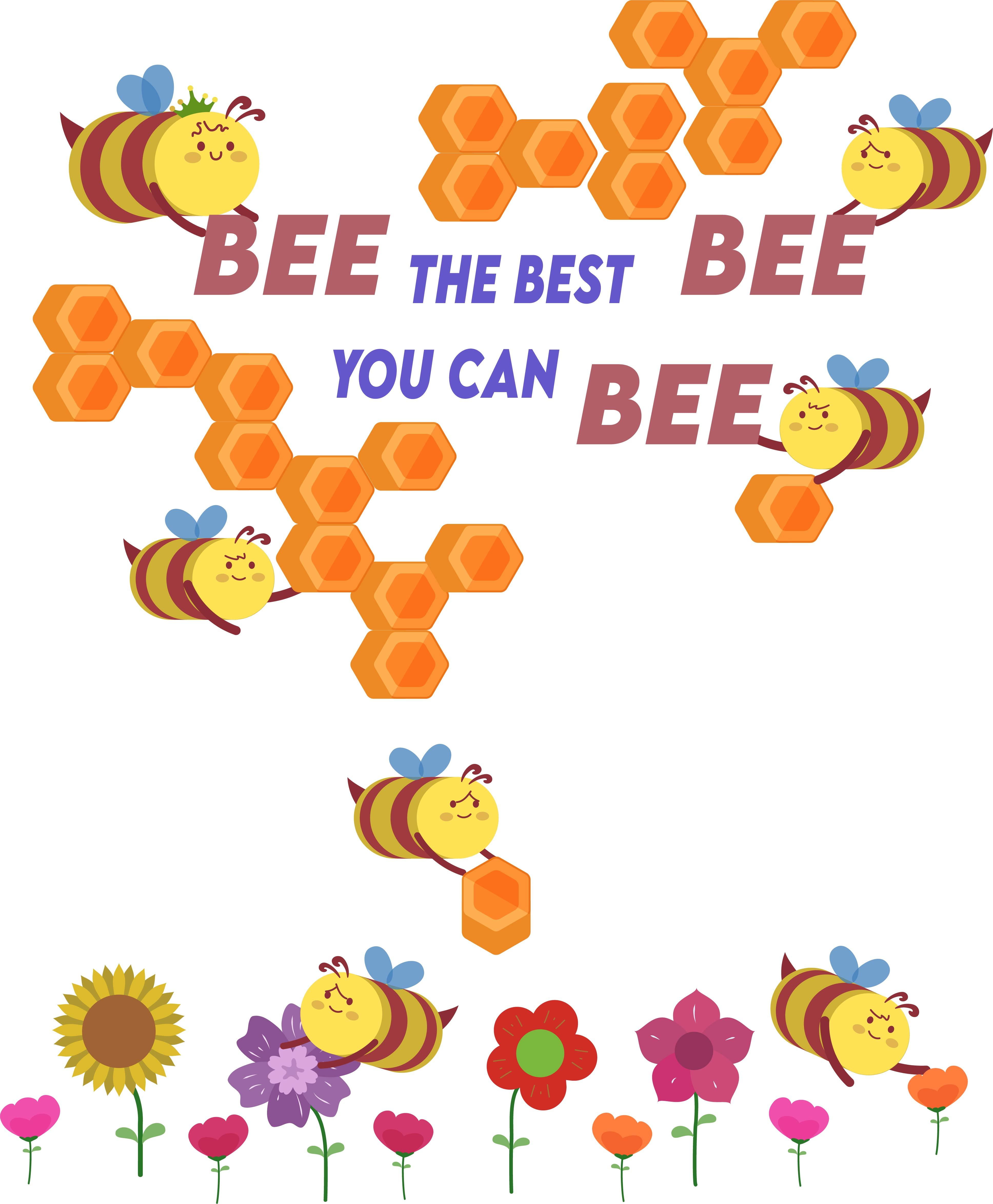 BUMBLEBEE & BEEHIVE - Bee The Best Bee You Can Bee Inspirational Quotes ...