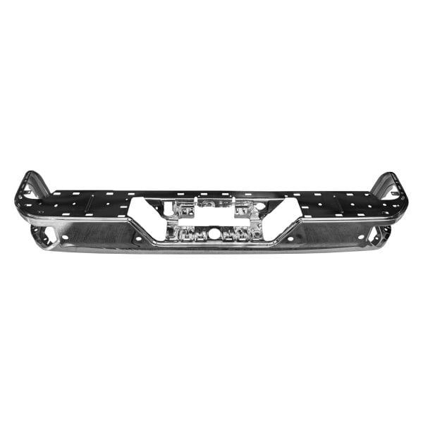 BUMPER FACE BAR RR STEEL CHROME W/BLIND SPOTS/ PARK ASSIST SENSOR ...
