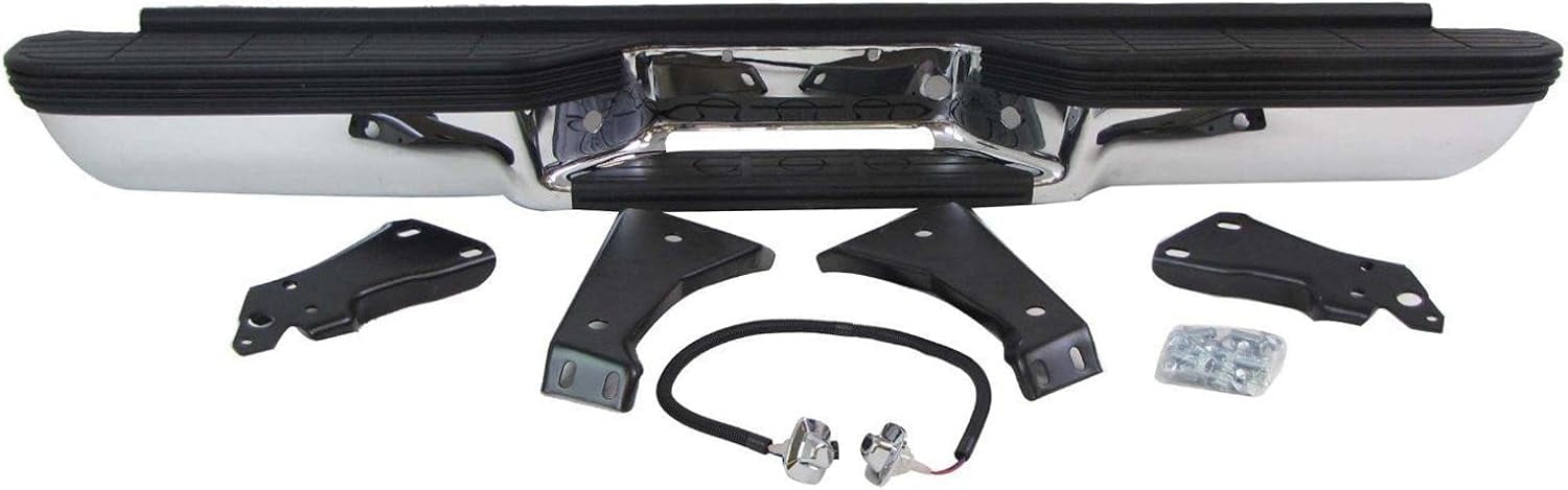BUMPERS THAT DELIVER - Chrome, Steel Rear Step Bumper Assembly ...