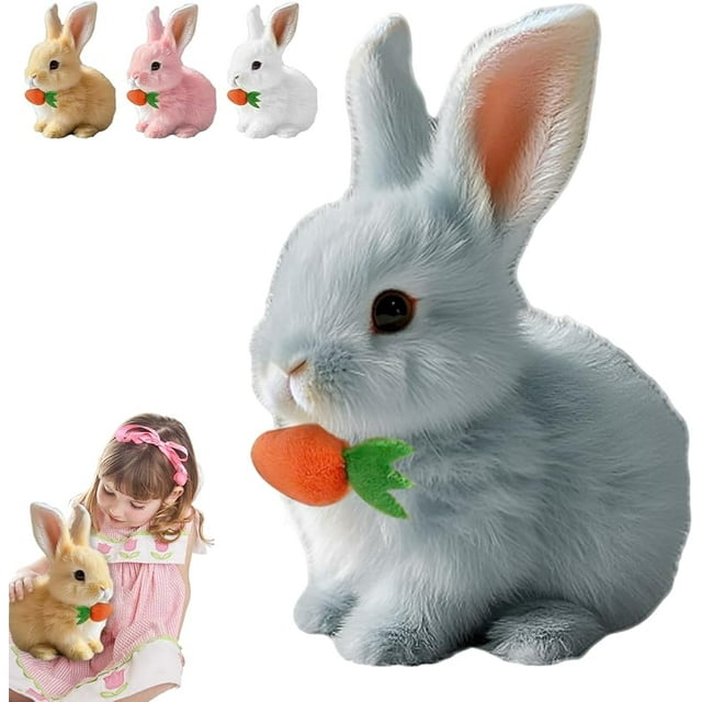 BUNBY - MY REALISTIC BUNNY TOY, 2025 Easter Basket Gifts, Realistic Bunny Rabbit Toys ...