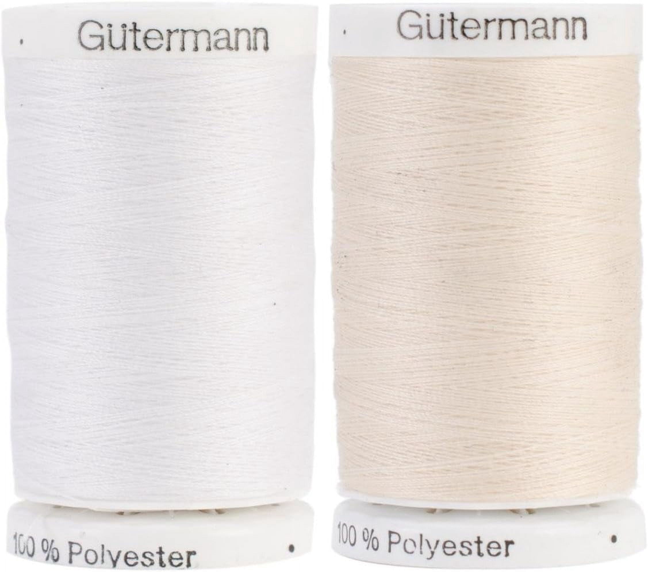 [BUNDLE 2-PACK] - Gutermann Sew-All Thread - Eggshell 501-22 AND Nu ...