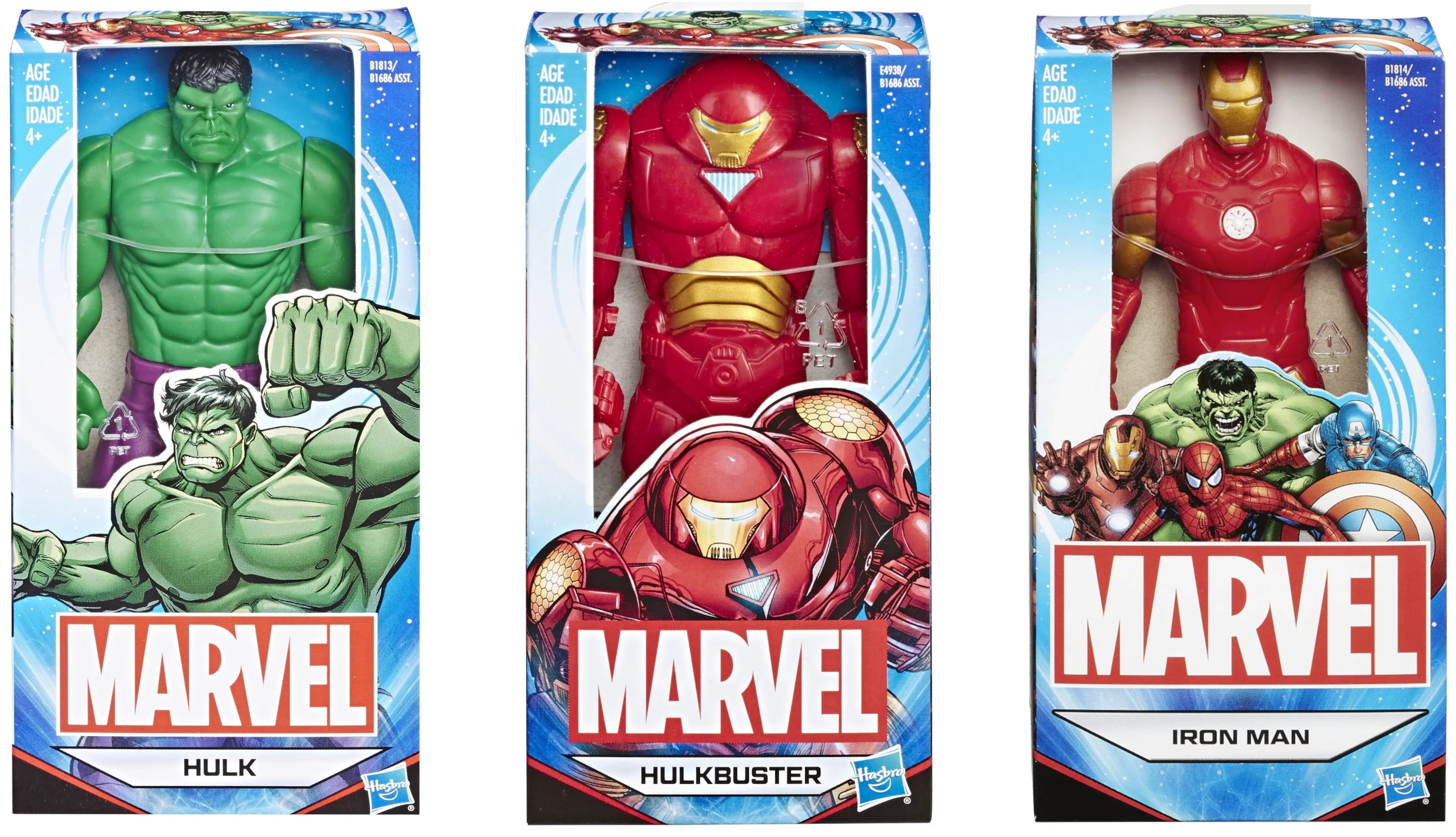 [BUNDLE 3-PACK] - Marvel Avengers 6-inch Action Figures - Hulk ...