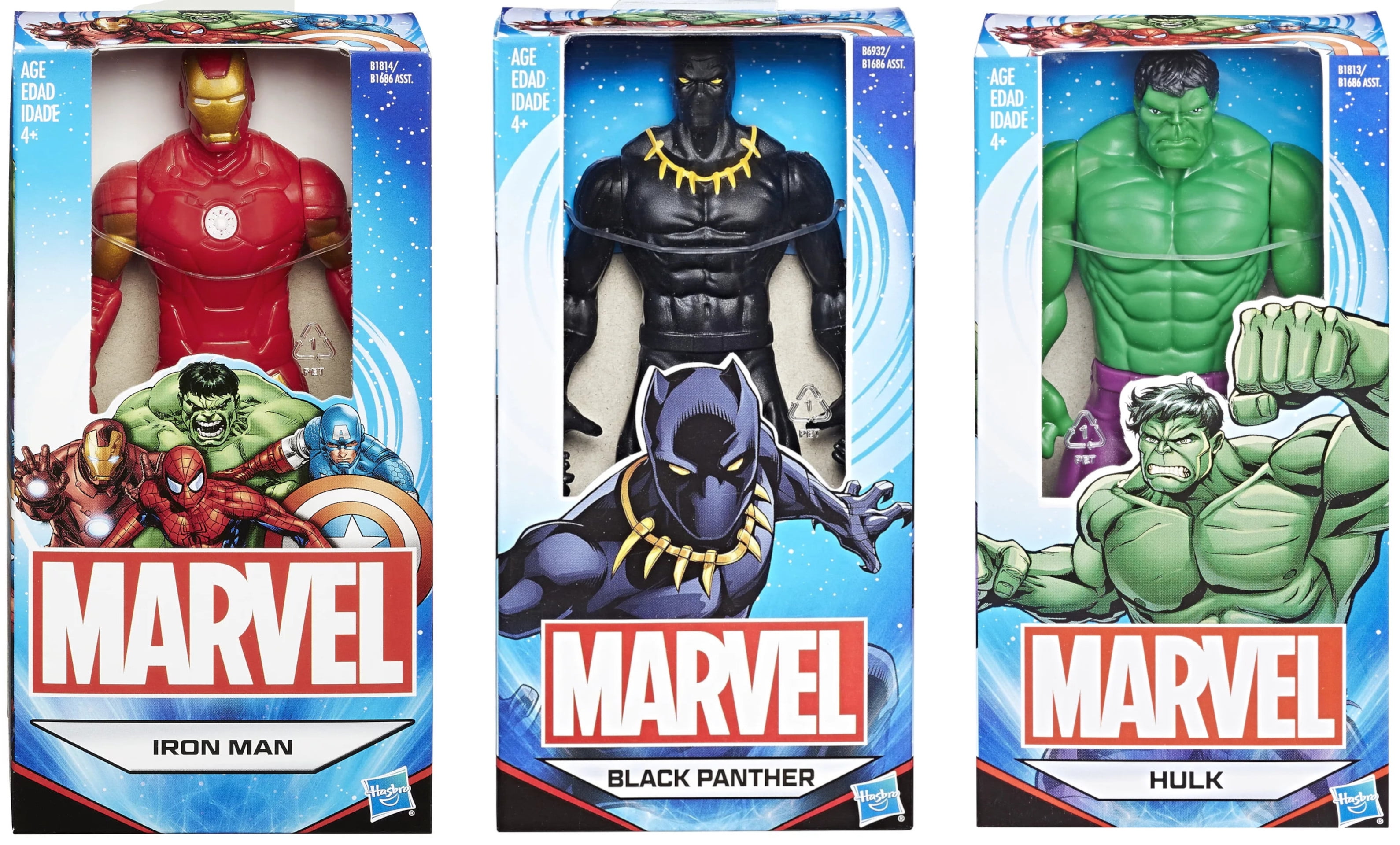 [BUNDLE 3-PACK] - Marvel Avengers 6-inch Action Figures - Iron Man ...