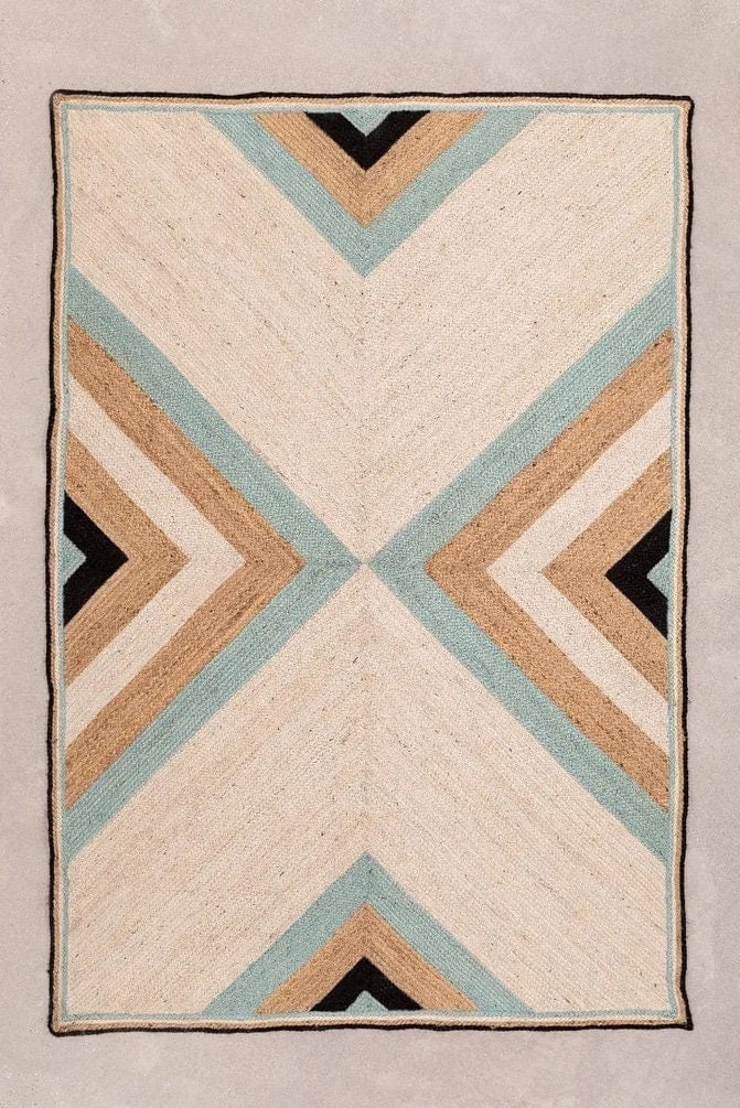 BUNGALOWANDBEYOND Handwoven Harmony - Circular Jute Rug for Modern ...