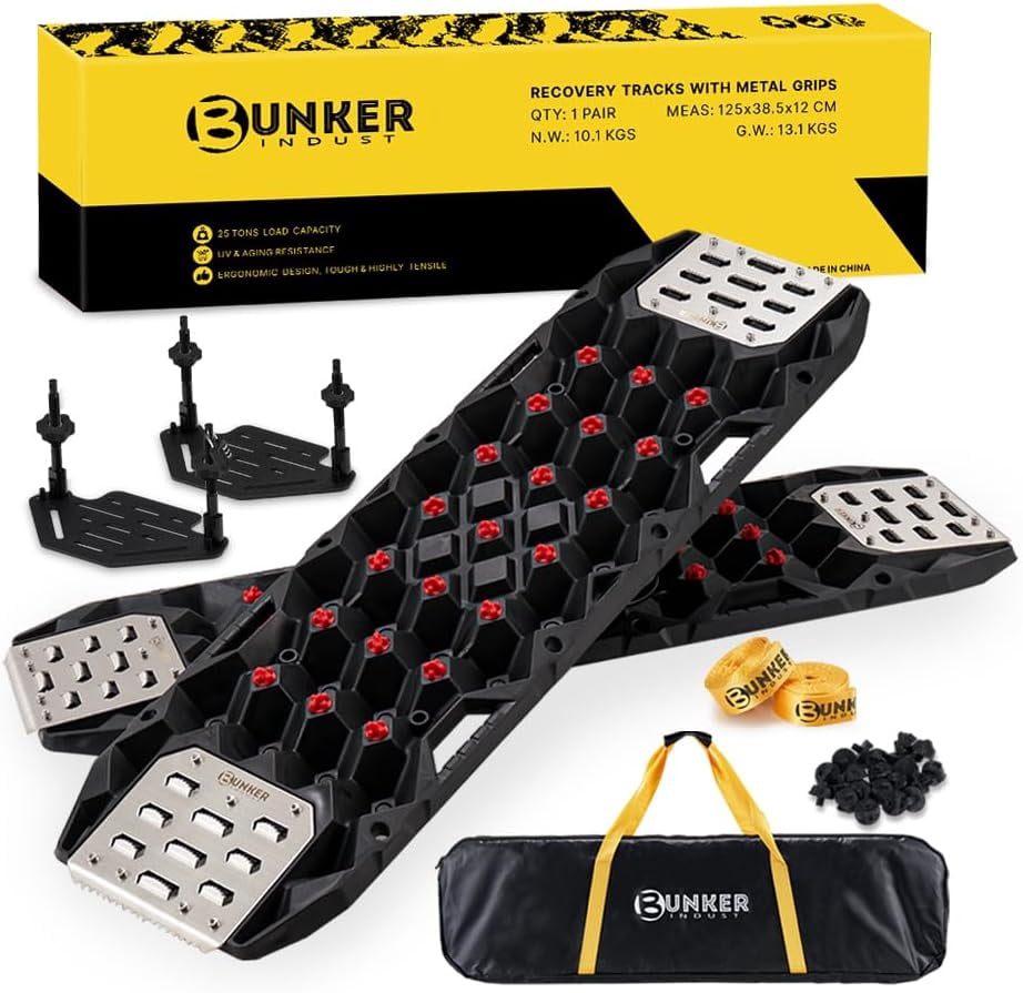 BUNKER INDUST Gen 11th Traction Boards with Mounting Kit, Pair Offroad ...