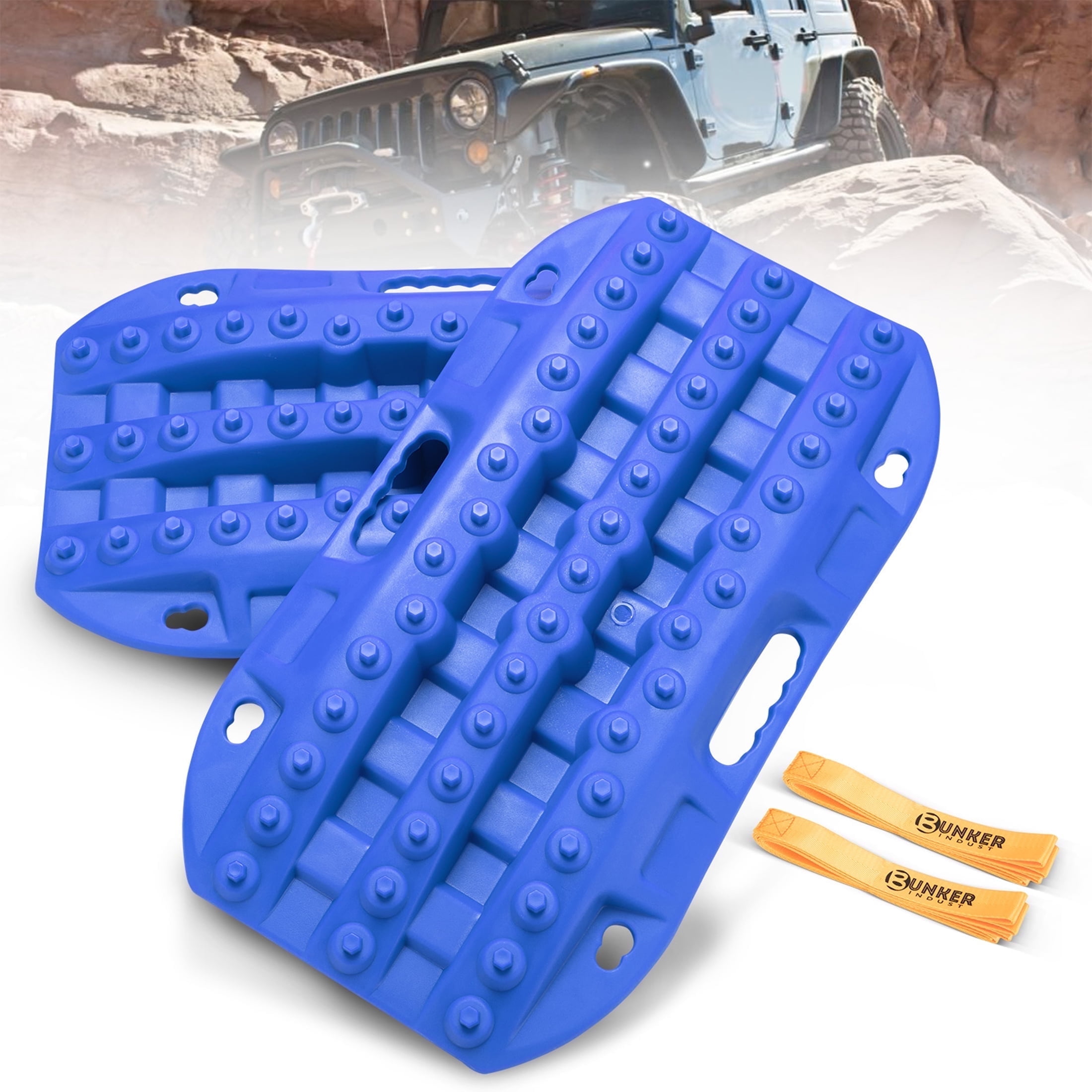 BUNKER INDUST Off-Road Traction Boards, 2 Pcs Recovery Tracks Traction ...