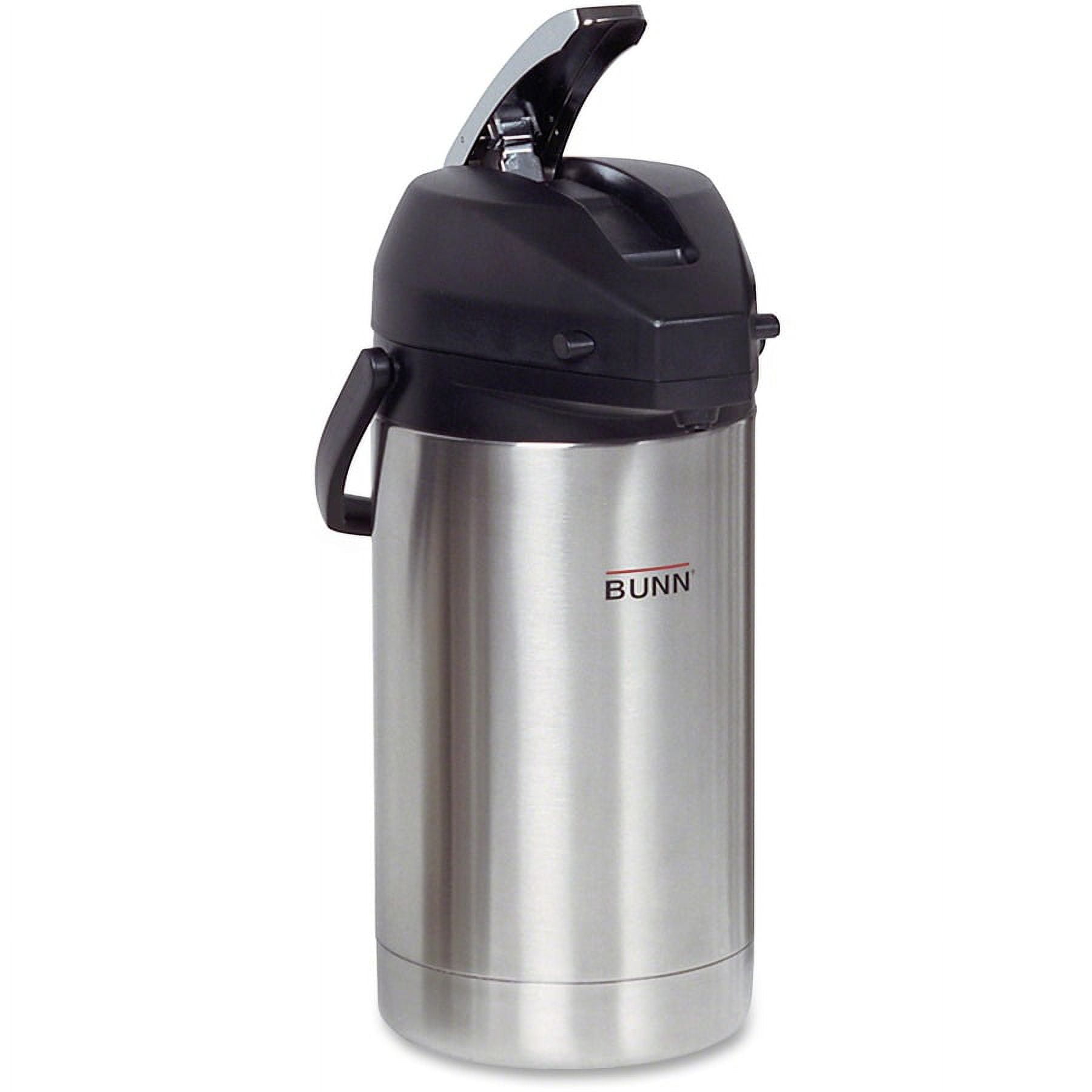 BUNN 3 Liter Stainless Steel Airpot - 3.2 quart (3 L) - Stainless Steel ...