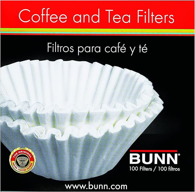 BUNN 8-12 Cup White Coffee Filters 100 Count - Walmart.com