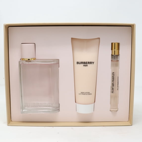 Burberry Her Perfume Eau De Parfum 3-Piece Gift Set - New With Box ...