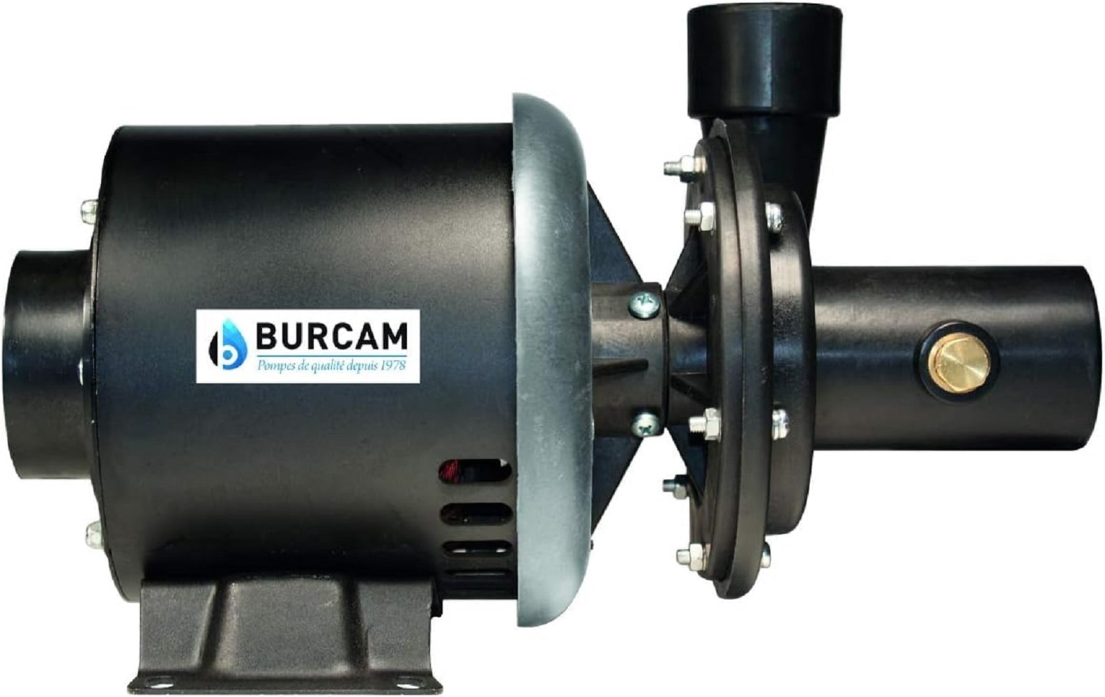 BURCAM 300315WH 1/3 HP Manual Laundry Tub Pump, Black - Walmart.com