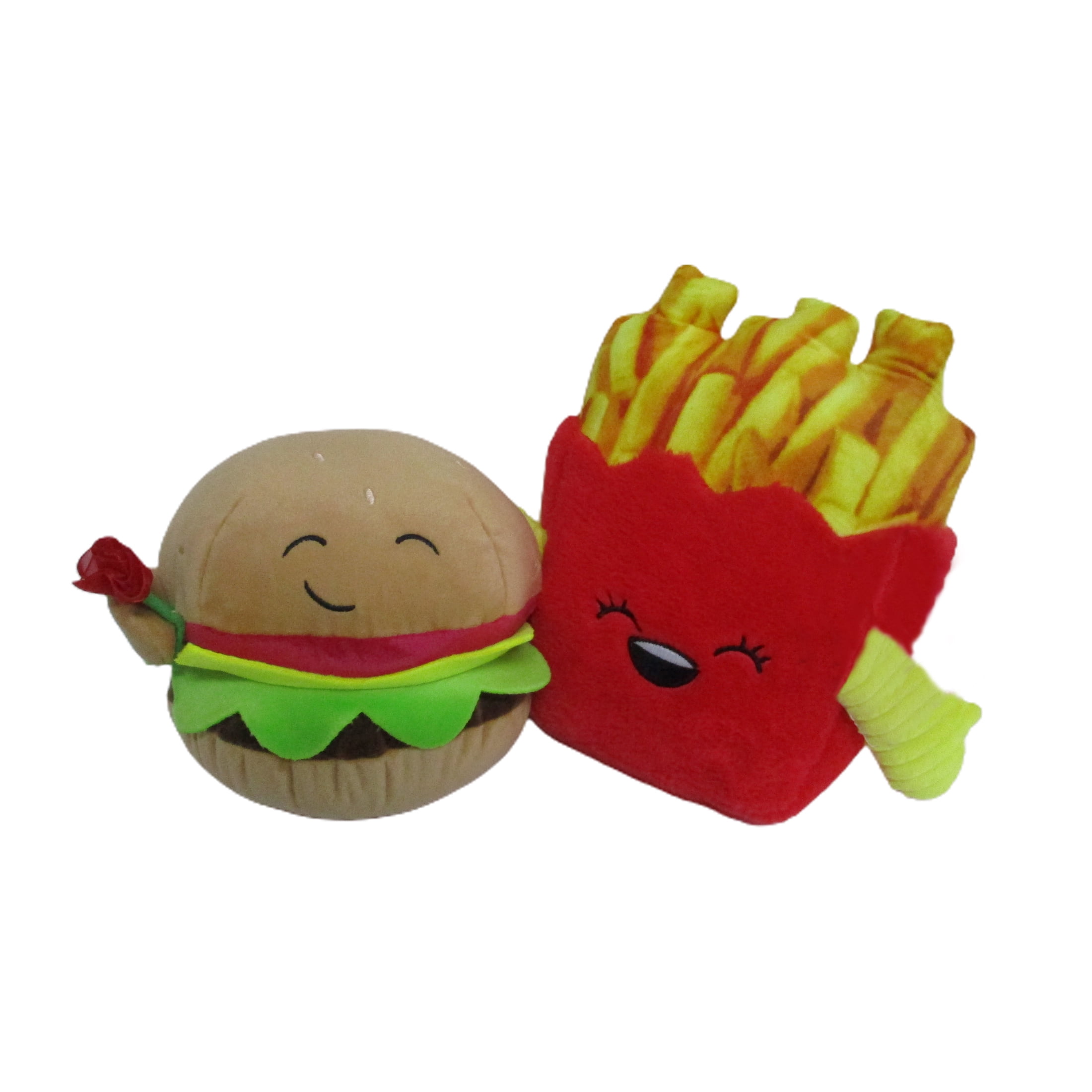 Medium Burger and Fries Plush, Multicolor, 9", Valentine's Day by Way ...