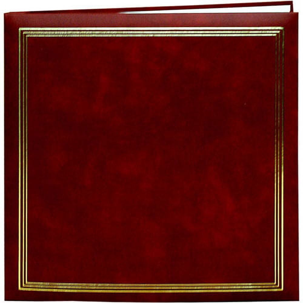 Pioneer's Large Burgundy Traditional Scrapbook with Refillable Cover ...