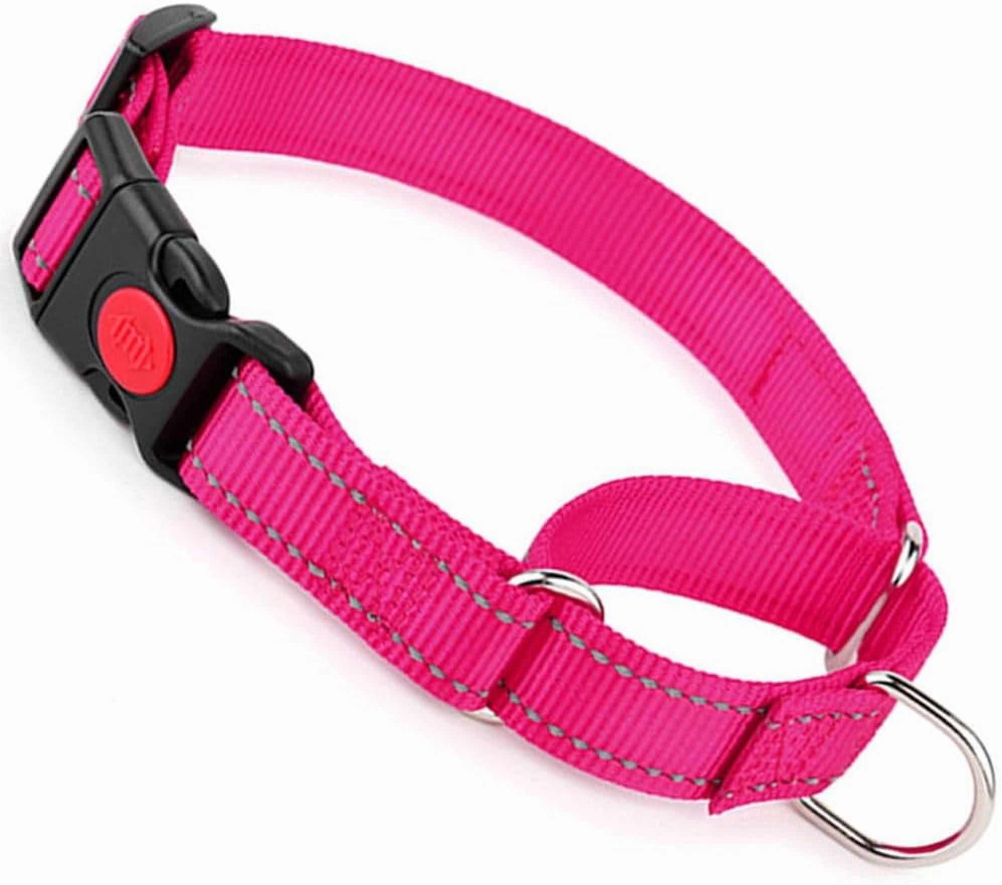 BURIBURI Martingale Collar for Dogs with Buckle, Reflective Dog Choke ...