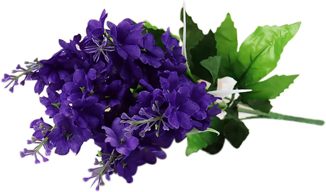 BURIBURIBURIBURI 13.78 inch Artificial Hyacinth Bouquet, Silk Hyacinth Faux Flowers for Home ...