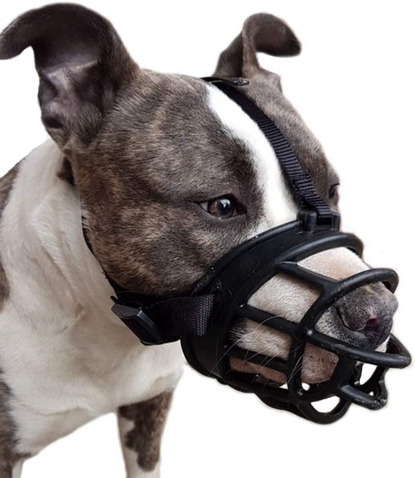 BURIBURIBURIBURI Basket Muzzle for Large Medium Small Sized Dogs, Soft ...