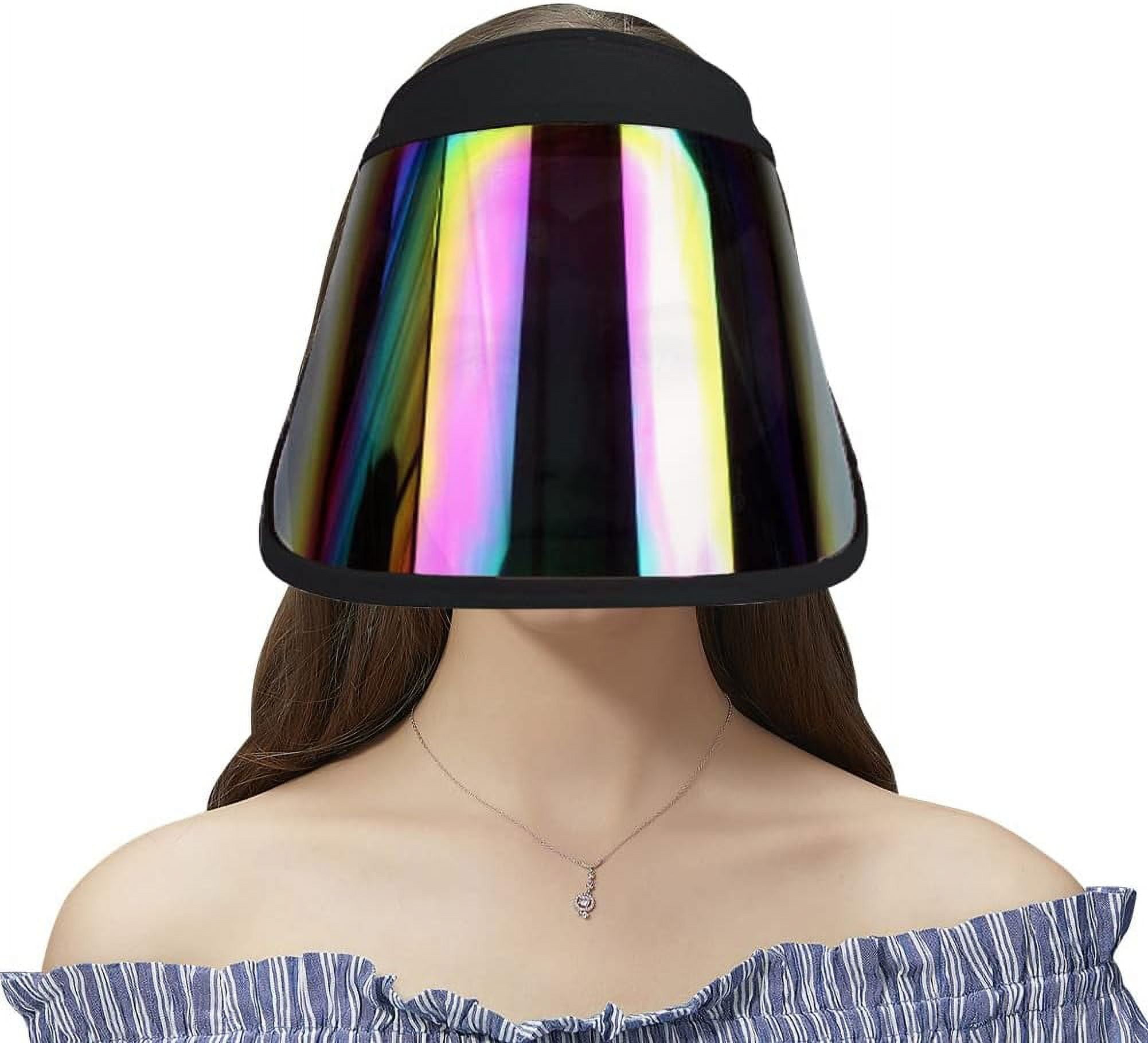 BURIBURIBURIBURI Face_Shield Protector Sun Visor Hat UV Protection ...