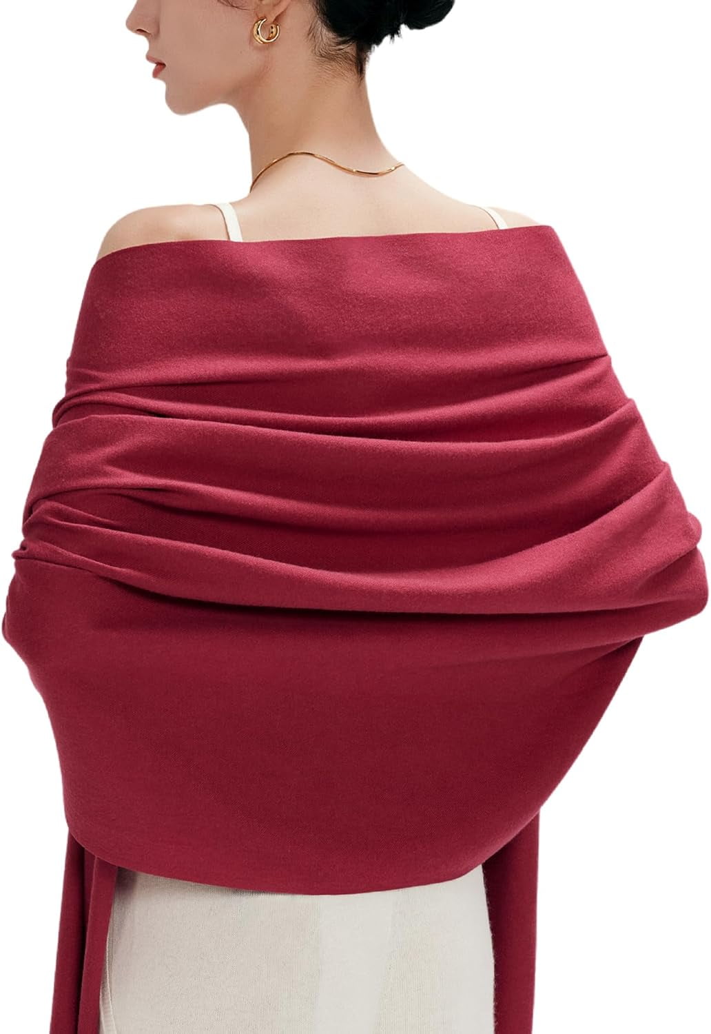 BURIBURIBURIBURI Pashmina Shawl for Women – Soft Lightweight Wrap for ...