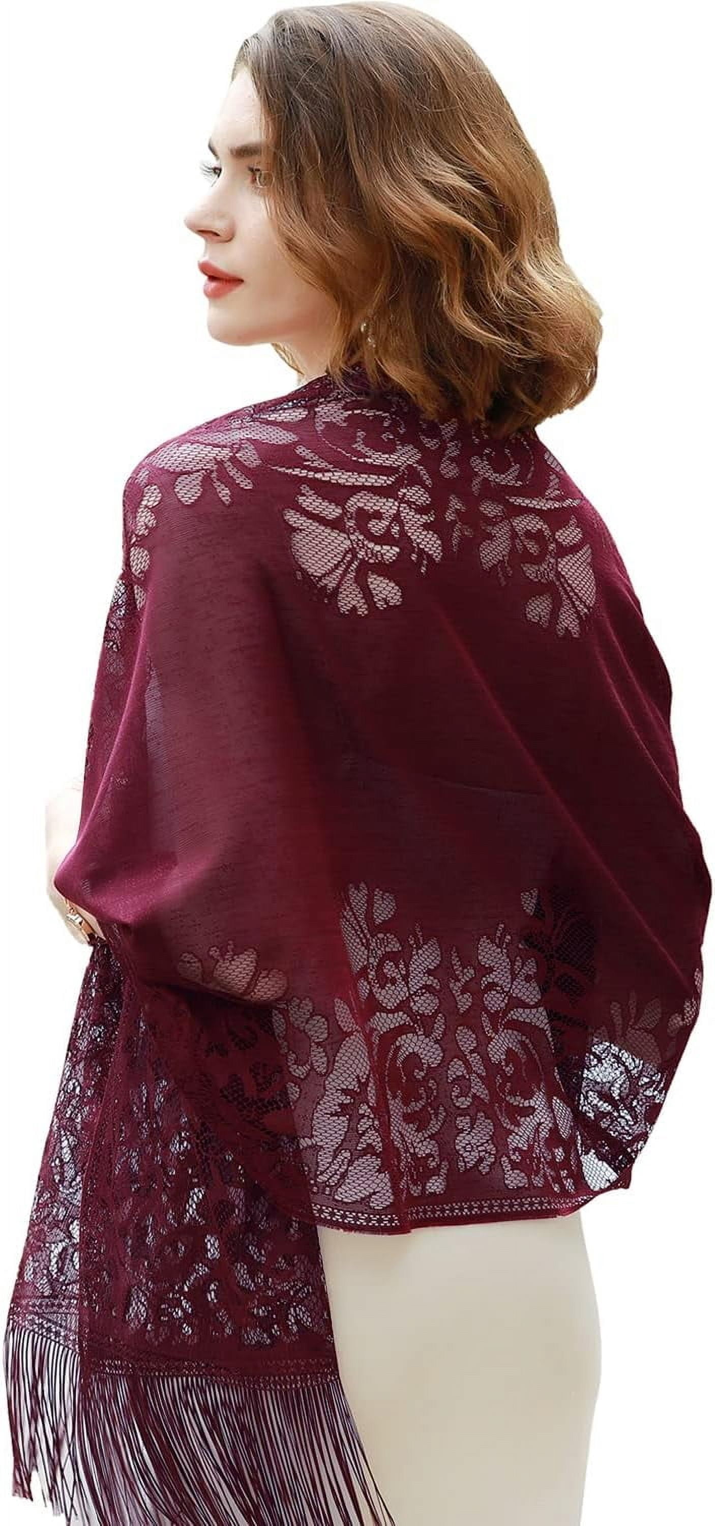 BURIBURIBURIBURI Shawls and Wraps for Evening Dresses Scarfs for Women ...