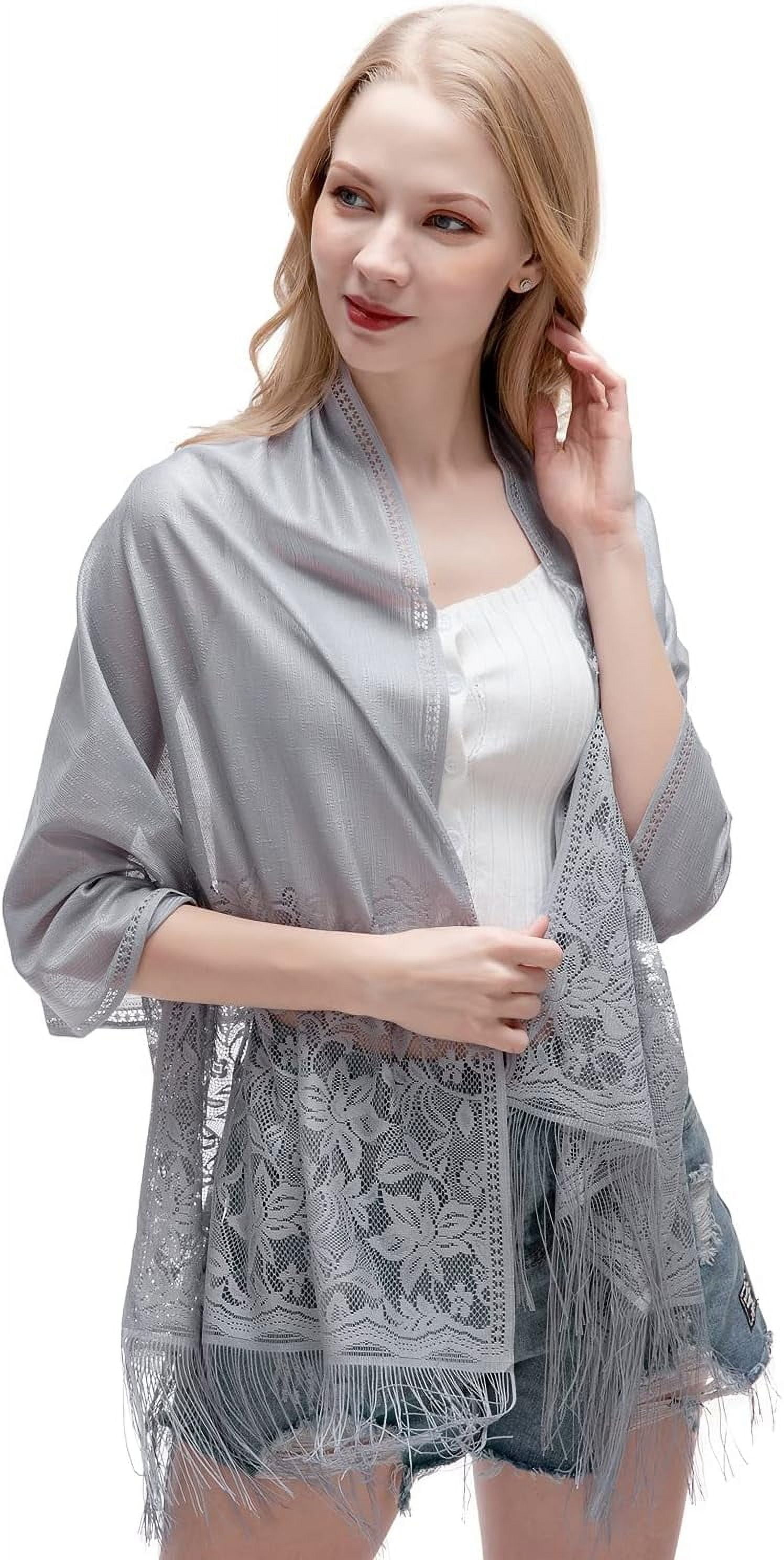 BURIBURIBURIBURI Shawls and Wraps for Evening Dresses Scarfs for Women ...