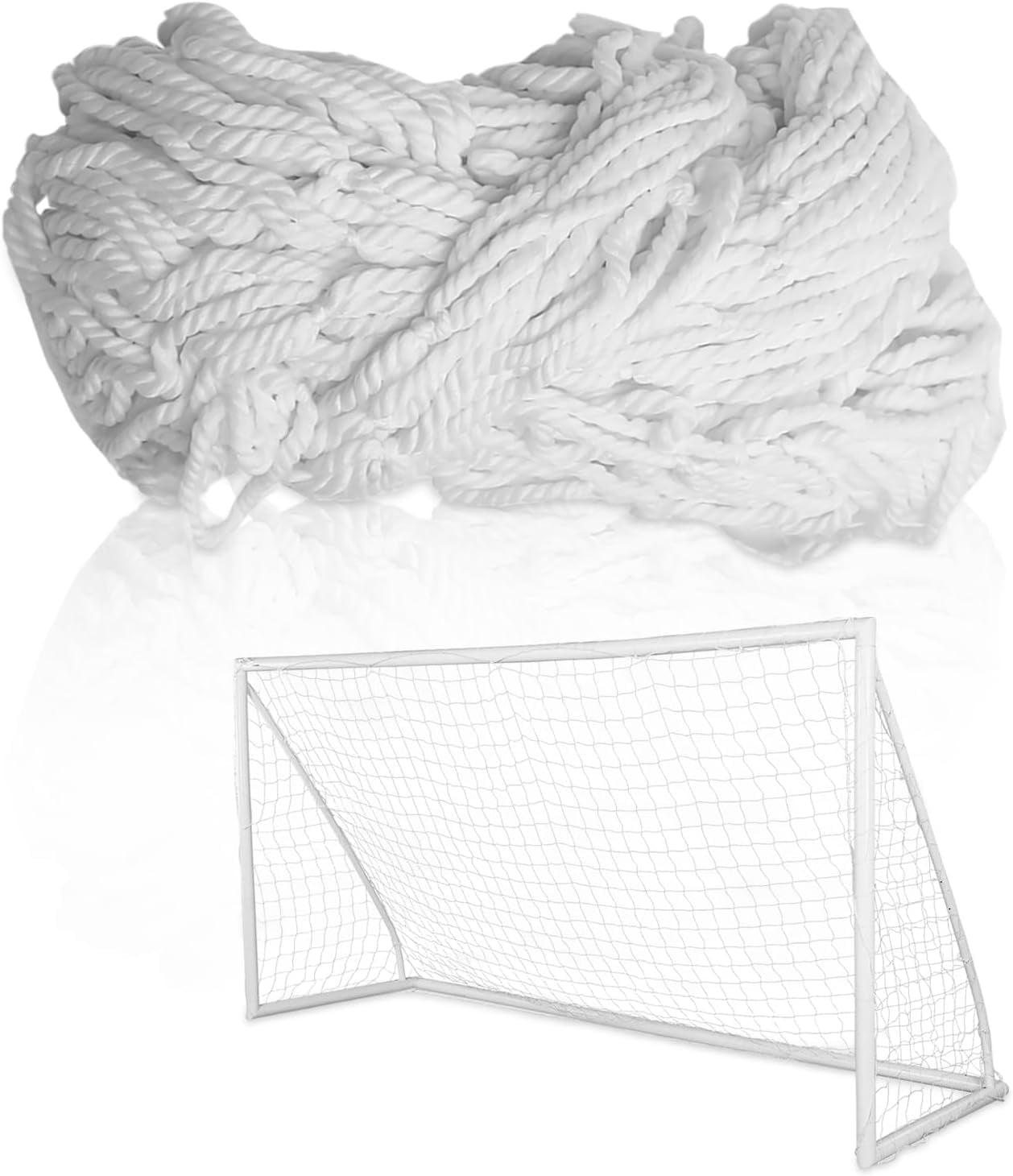 BURIBURIBURIBURI Soccer Goal Net, Soccer Replacement Goal Nets Sports ...